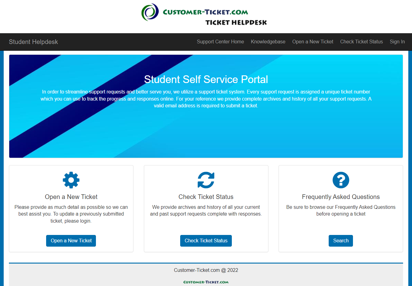 Student service helpdesk Go-Live!