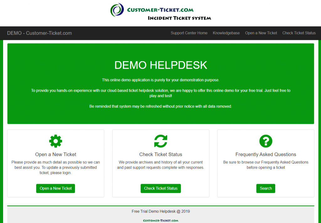 Ticket Helpdesk How-To: Open New Ticket and Check Status